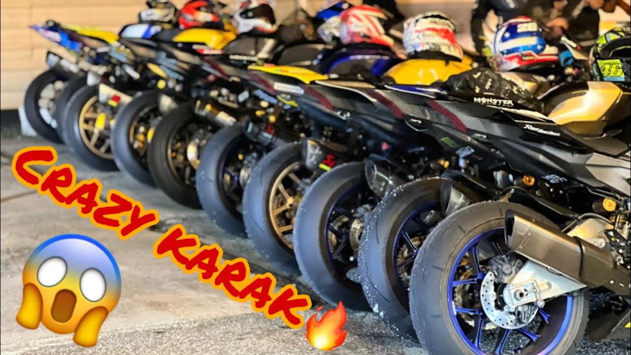 CRAZIEST | HIGHWAY KARAK MALAYSIA | YAMAHA YZF R1 WERONE - YouTube