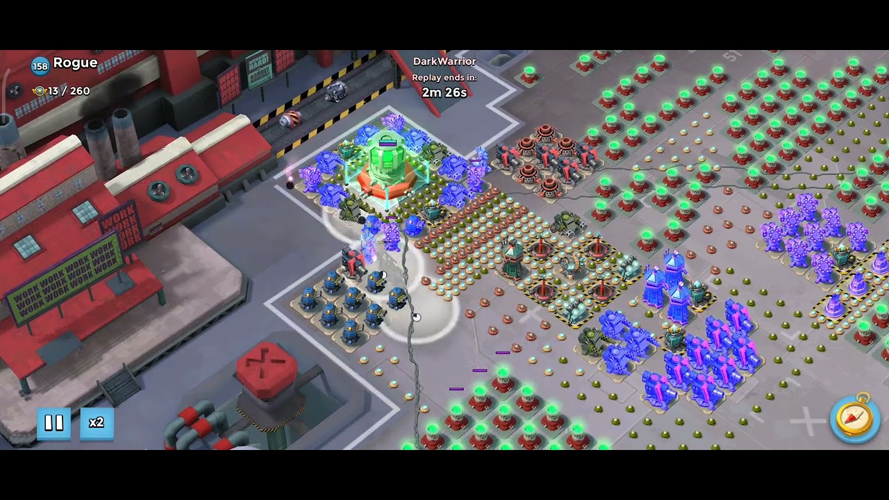 Boom Beach || Rogue Left Side (clear defenses + 10 mil health ...