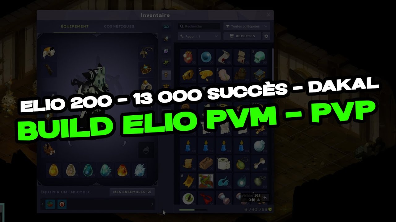 Mes builds PVM/PVP - Elio Monocompte - Dakal - #dofus - YouTube