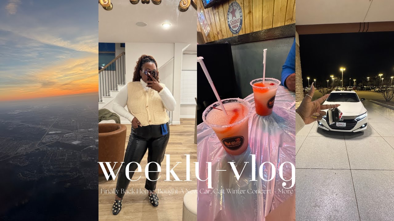 Vlog | Finally Back Home, Bought A New Car, Cait Winter Concert, First ...