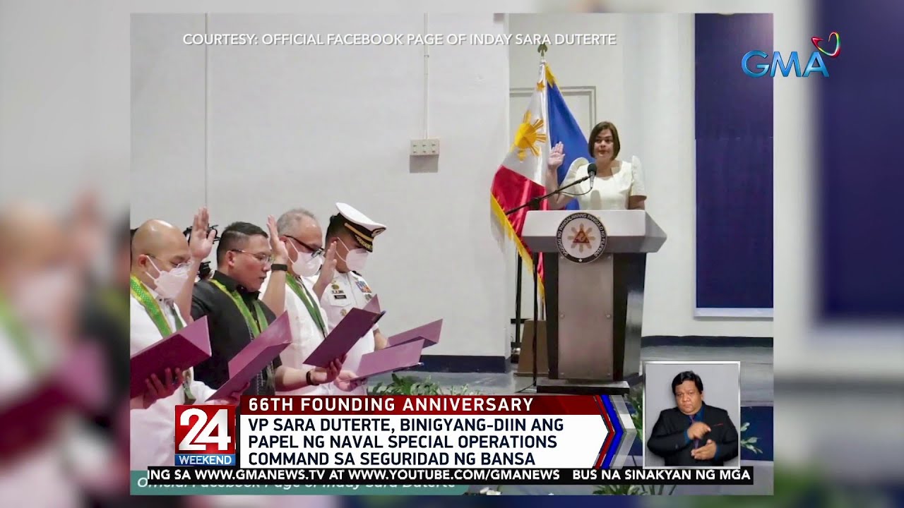 VP Sara Duterte, binigyang-diin ang papel ng Naval Special Operations ...