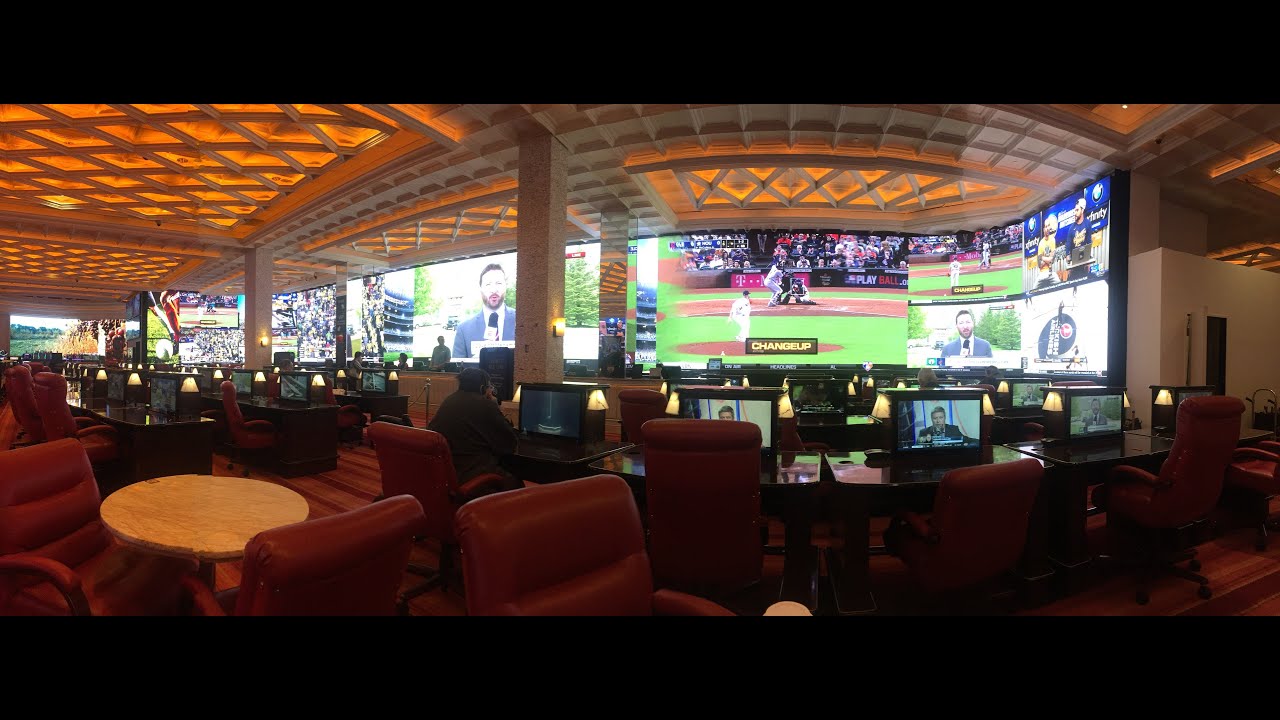 110ft Sportsbook Direct View LED Videowall with Samsung - YouTube