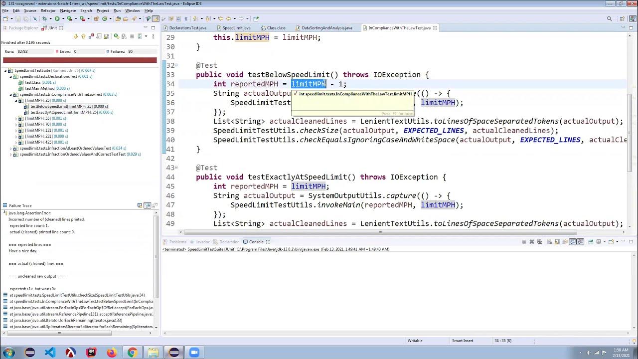 CSE 131: Speed Limit Extension - YouTube