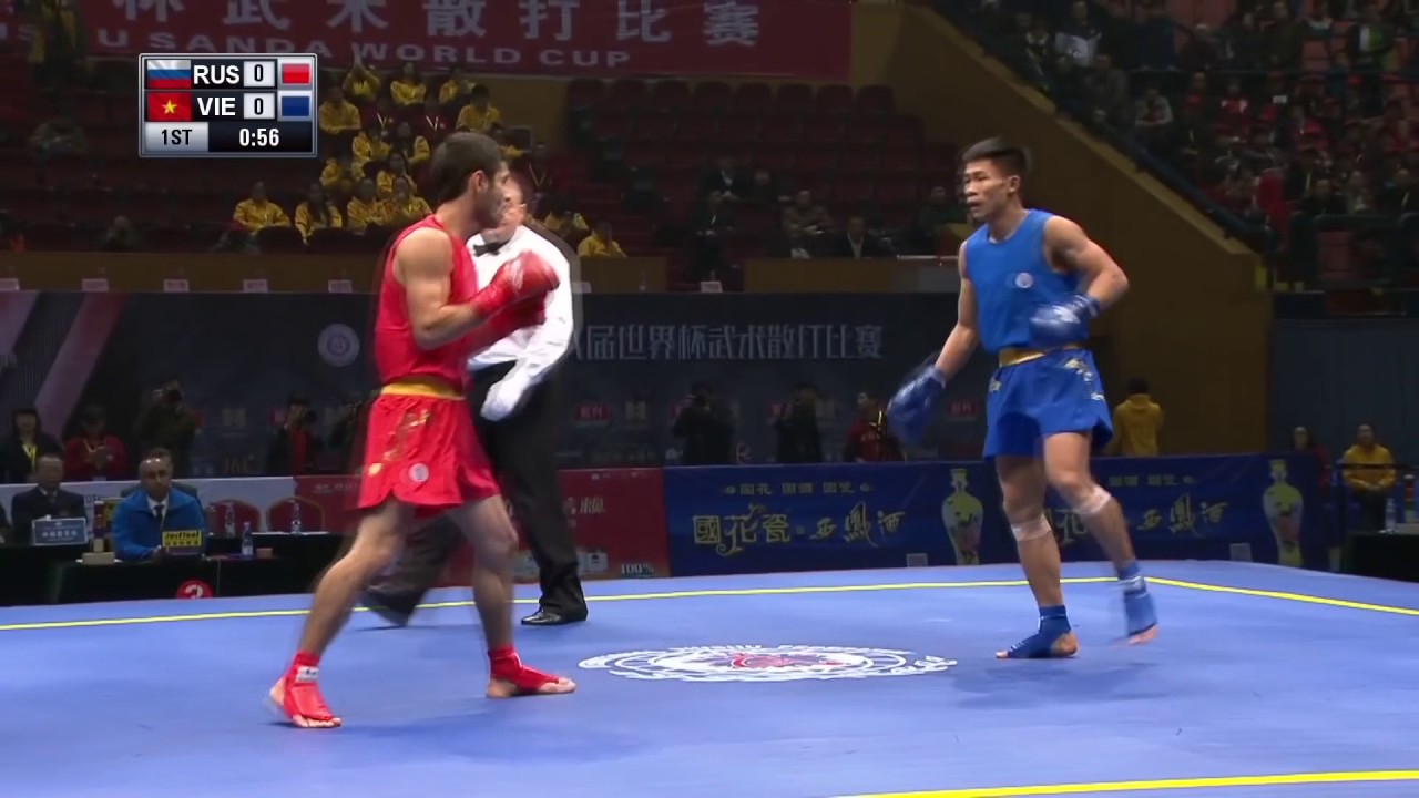 Sanshou Sanda 2016 World Cup Semi Finals Russia vs Vietnam 60 Kg Men ...