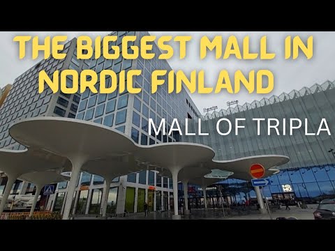 Mall of Tripla the Biggest Mall in Nordic Finland. Walking Tour 2022 ...