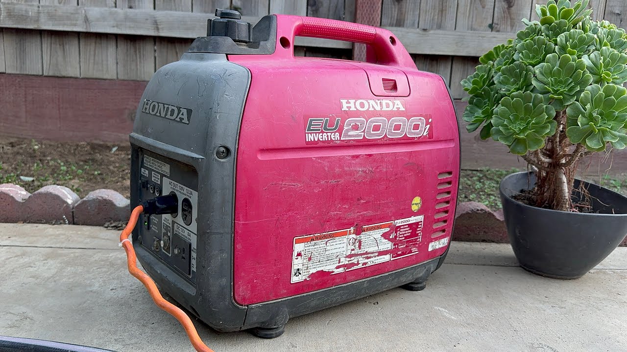 Powering My Street Lights With A Honda EU2000I Generator | Fails To ...