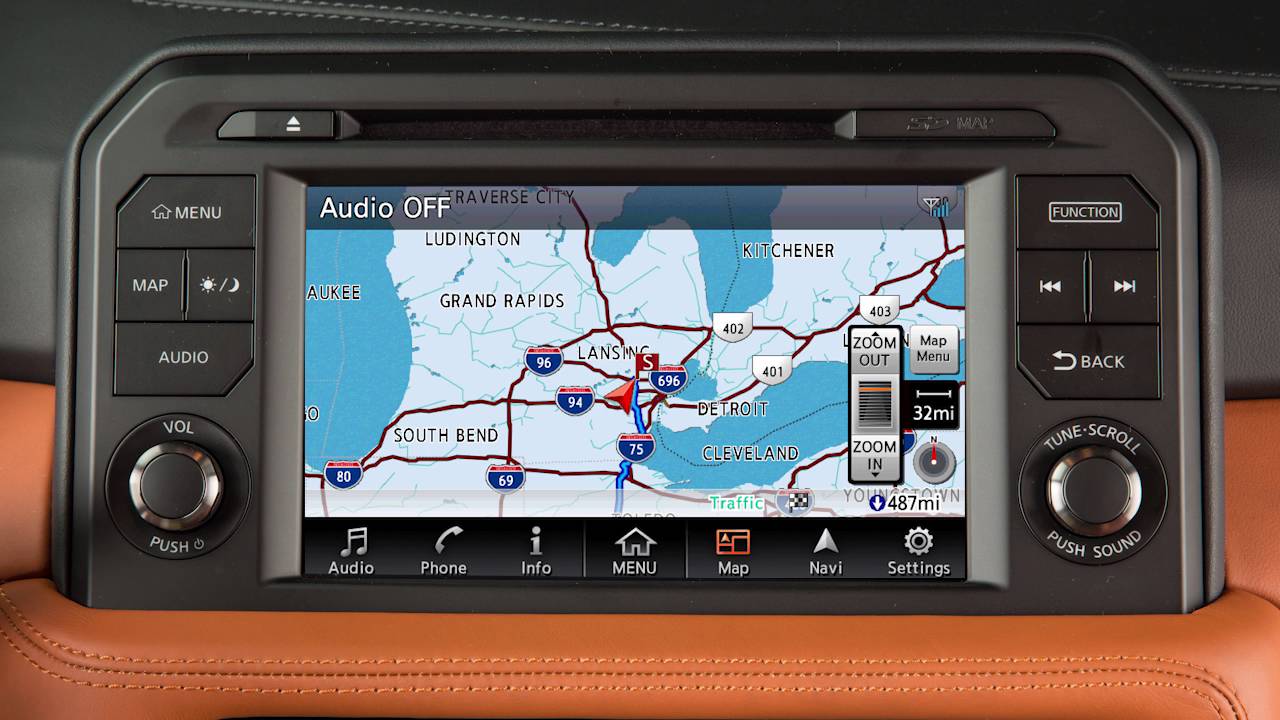 2017 NISSAN GT-R - Map Screen Overview - YouTube