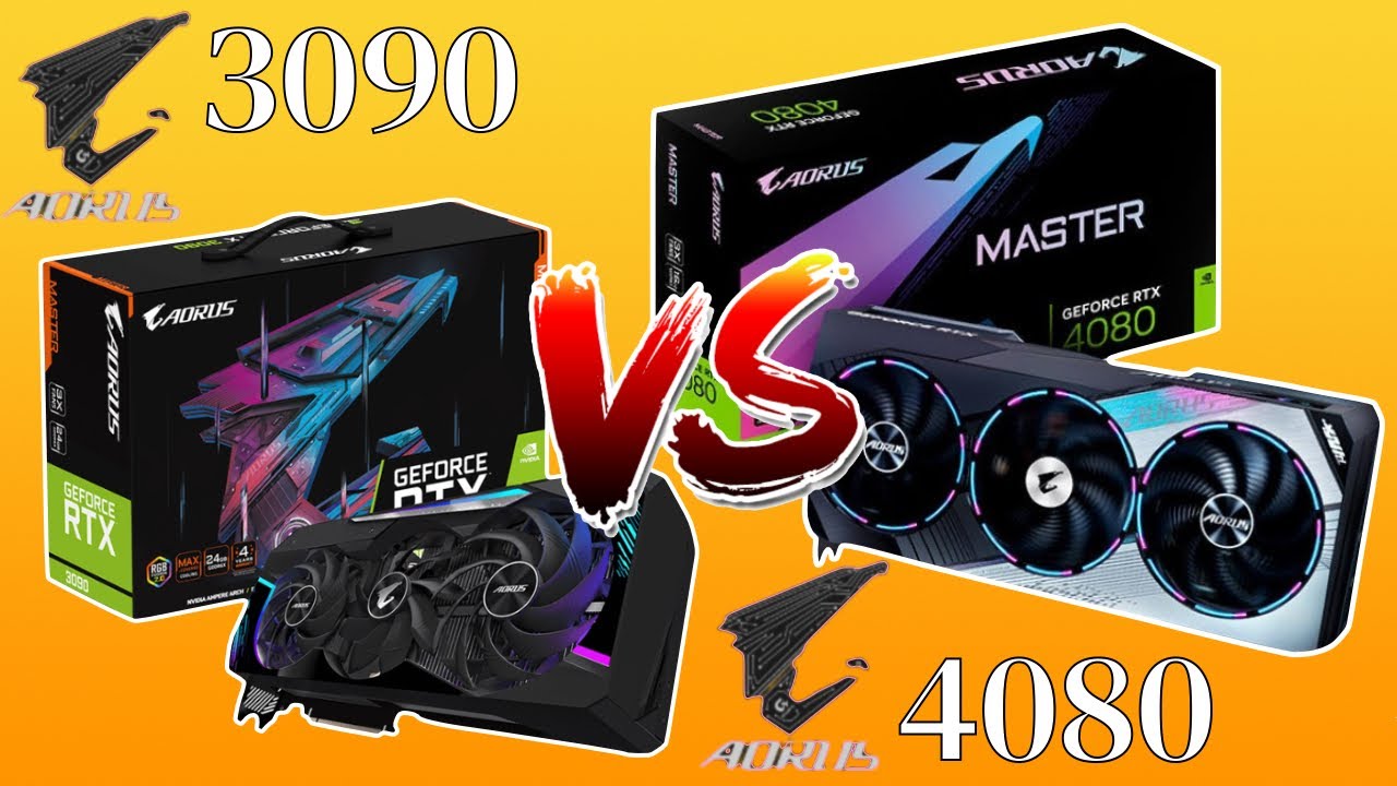 RTX 3090 vs RTX 4080: Aorus Master Ultimate Physical Showdown - YouTube