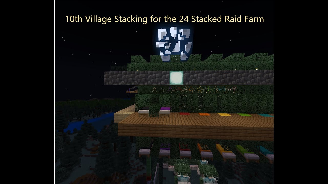 Stacking the 10th village of the 24 stacked raid farm from ...