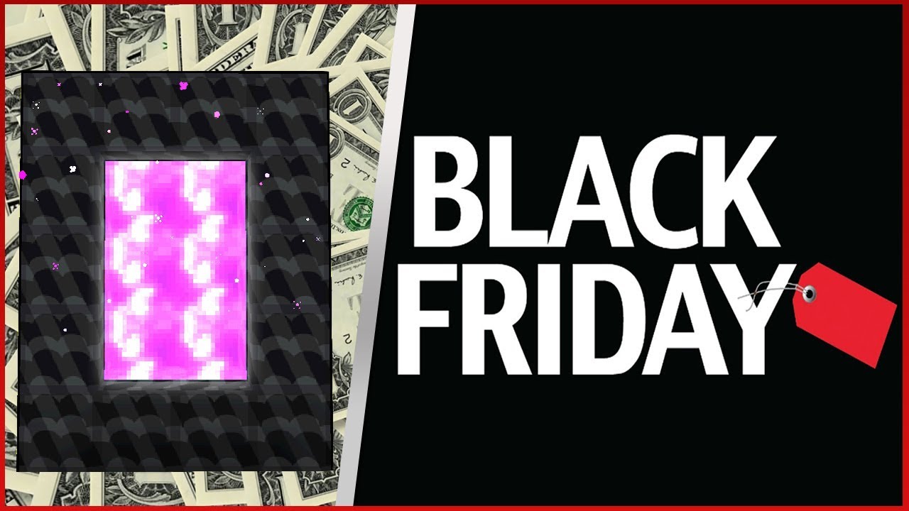 COMO FAZER UM PORTAL PARA O MUNDO DA BLACK FRIDAY - Minecraft - YouTube