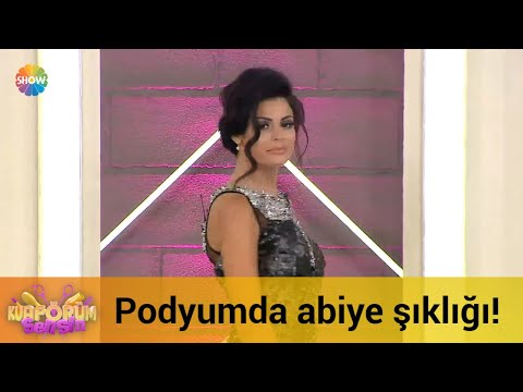 Podyumda abiye şıklığı!