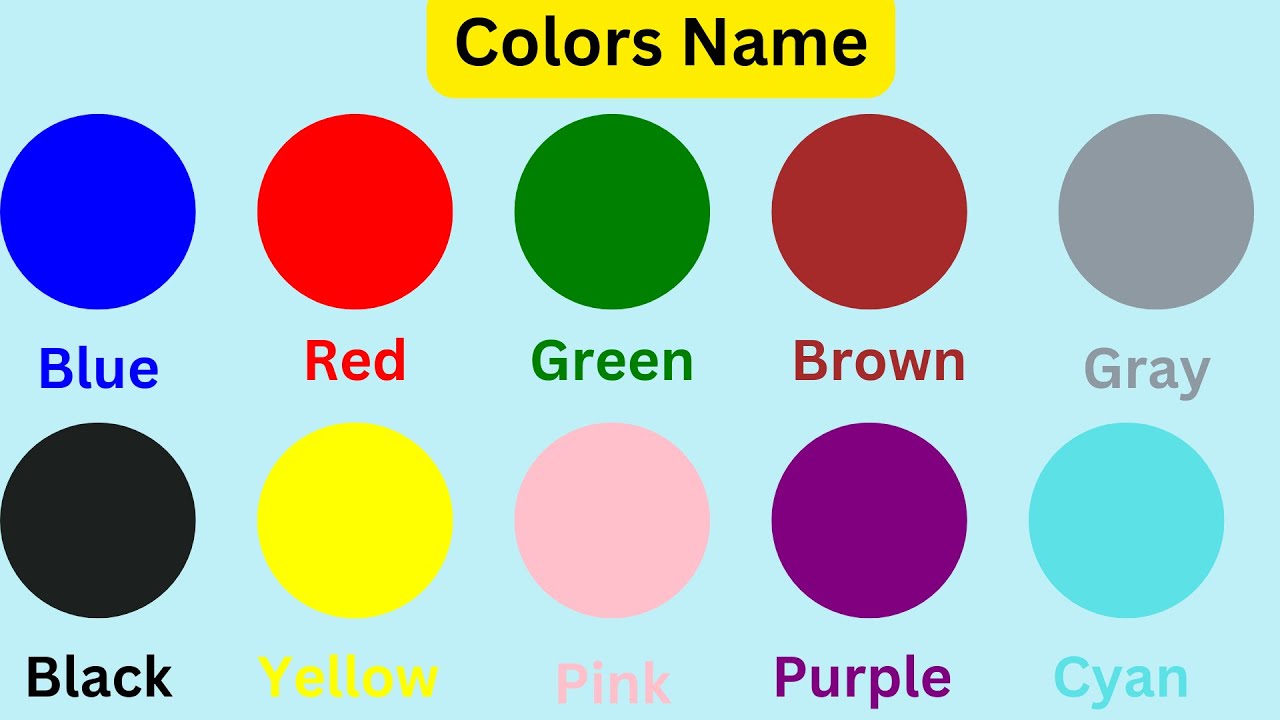 Colors for kids| learning about colors| What color is it?|Sing Along to ...