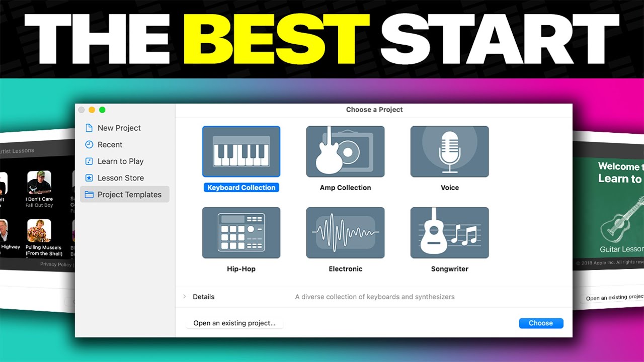 How to Create a New Project in GarageBand with BEST Settings - YouTube