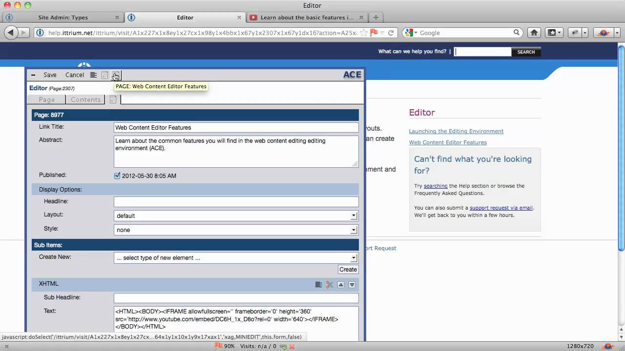 Ittrium Editor - Using the Part Palette - YouTube