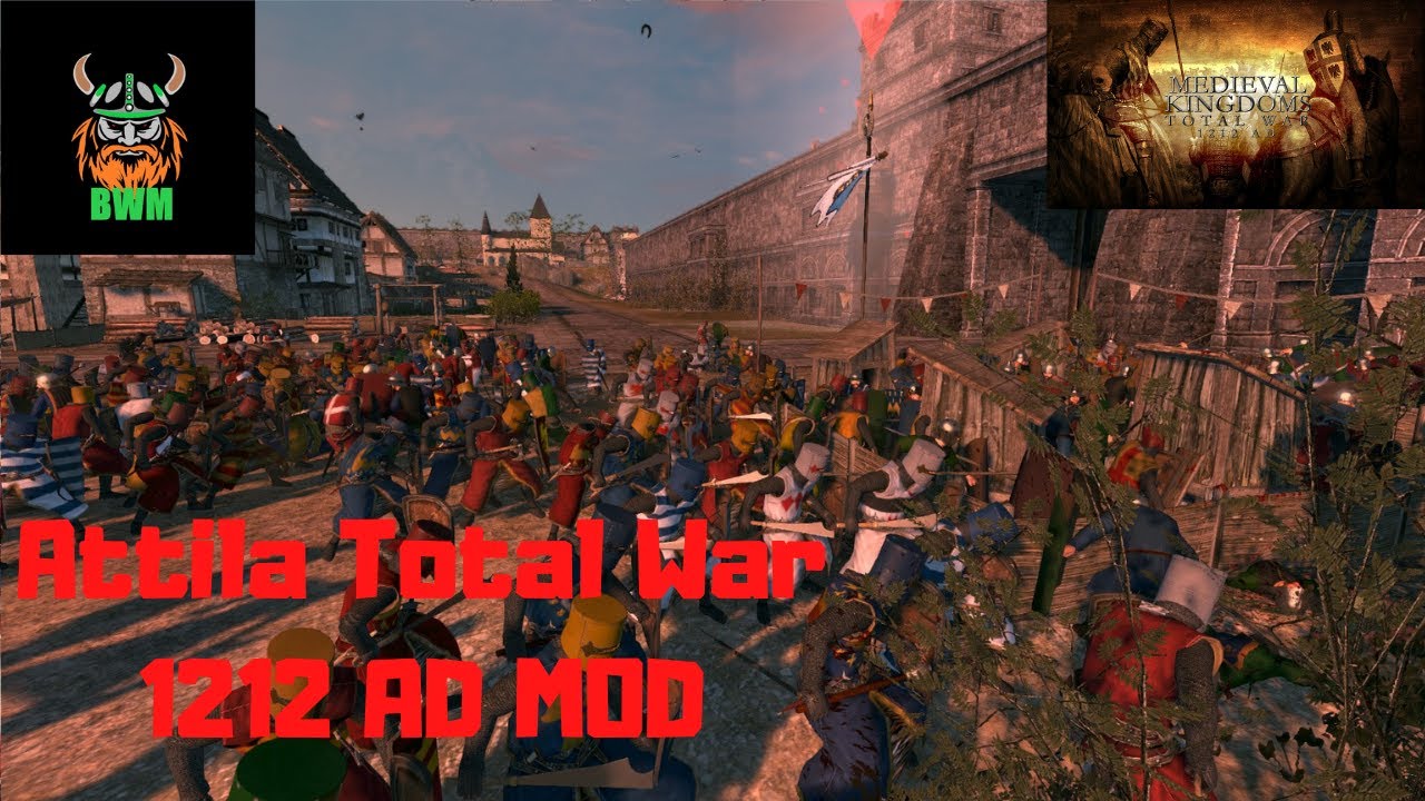 Defending The New City In 1212 AD Mod!! - YouTube