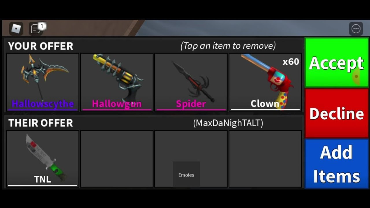 Roblox MM2 TNL - YouTube