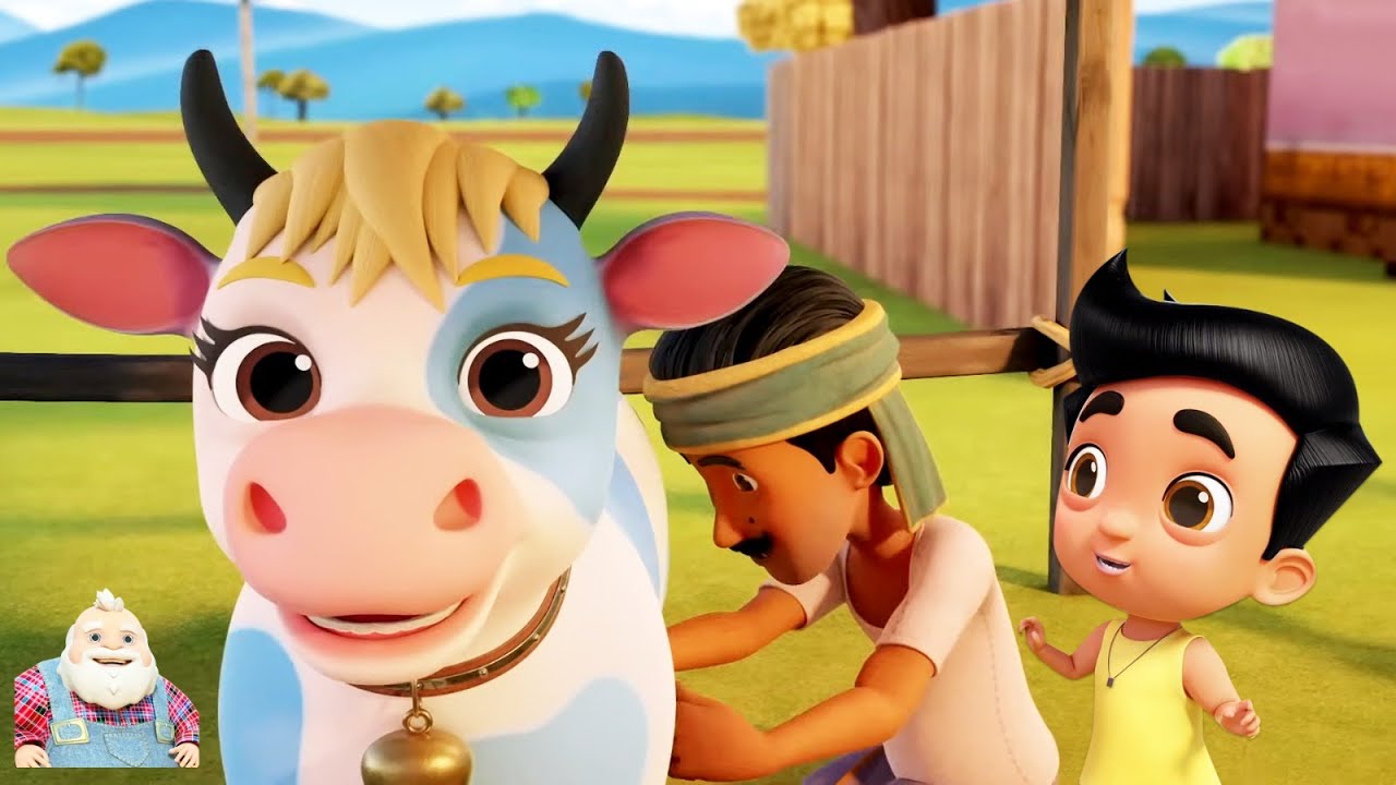 Gaiya Meri Gaiya, गैया मेरी गैया, Mannu Chuha, Kids Cartoons and Babies ...