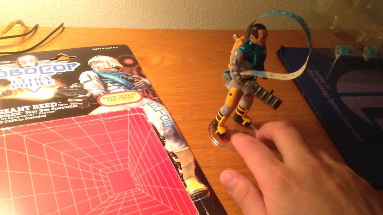 1988 Kenner RoboCop and the Ultra Police Sergeant Reed 2 - YouTube
