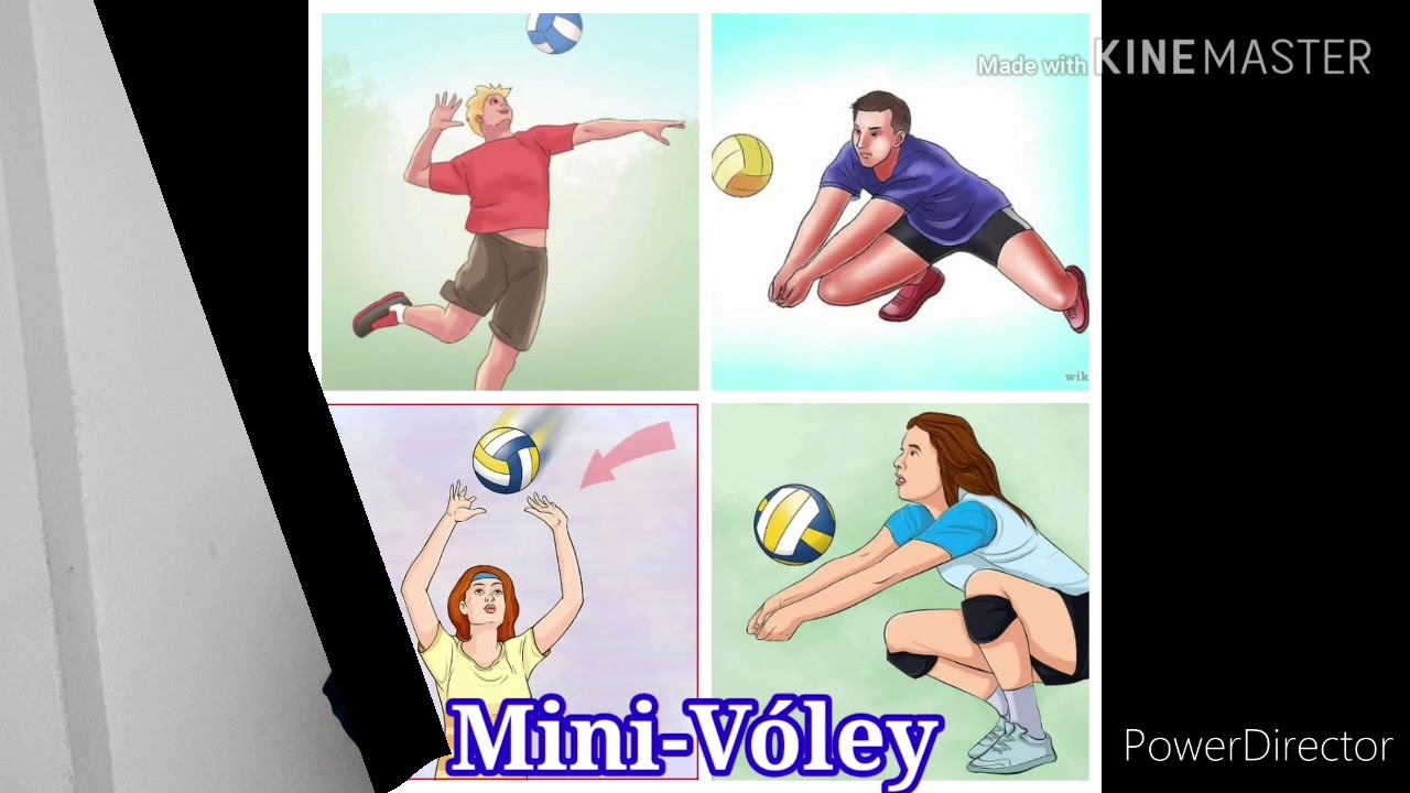 Clase de voleo alto mini vóley - YouTube