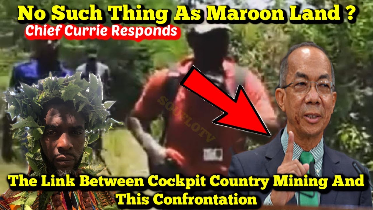 Chief Currie Stand Off On Maroon Land Horace Chang Statement - YouTube