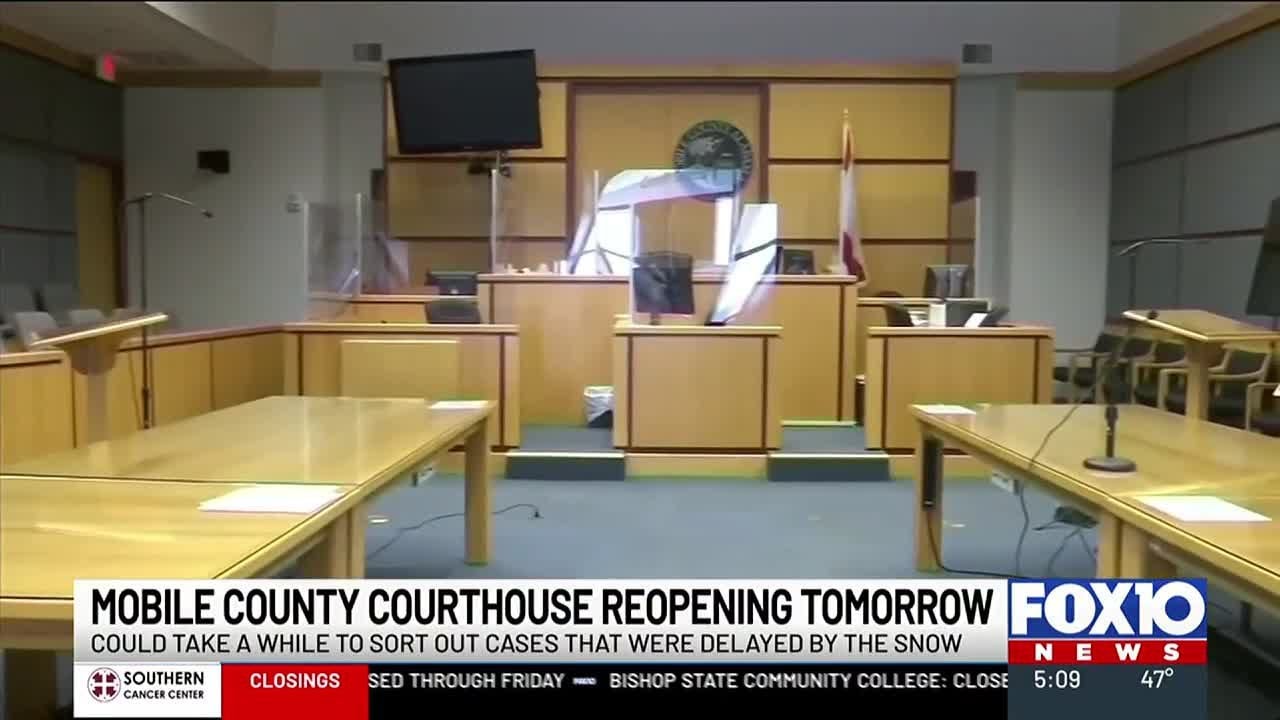 Mobile County Courthouse to reopen Friday - YouTube