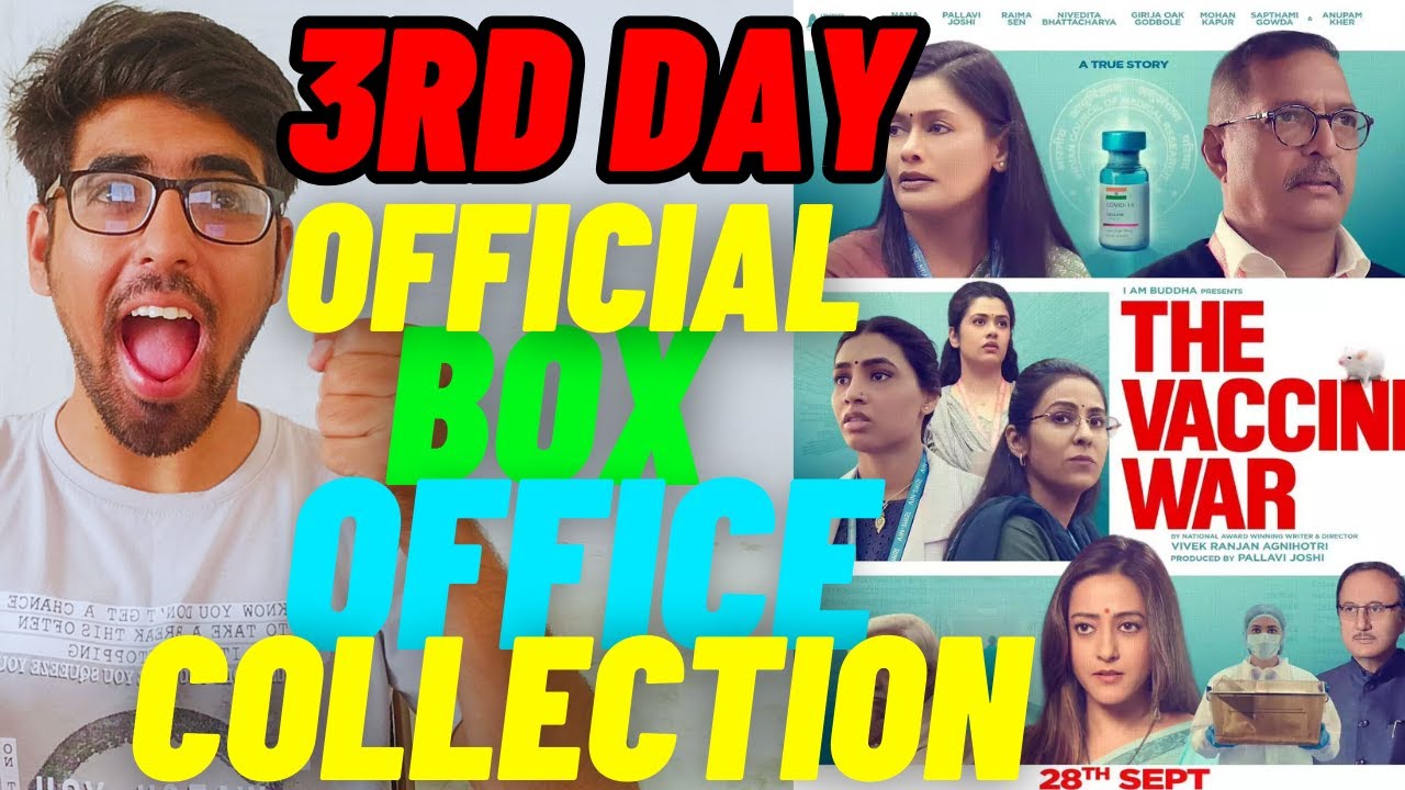 The Vaccine War box office collection day 3|The vaccine war worldwide ...