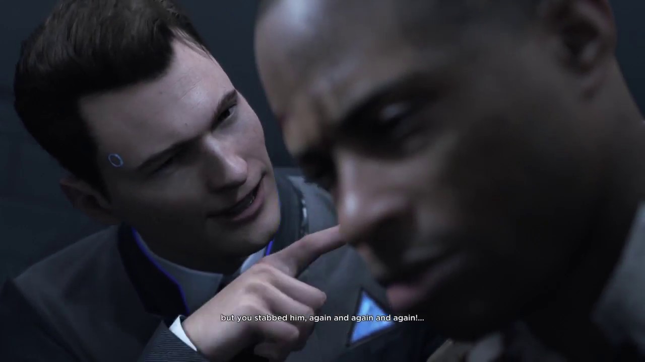 Connor is Good Cop then Bad Cop for each dialogue choice - YouTube