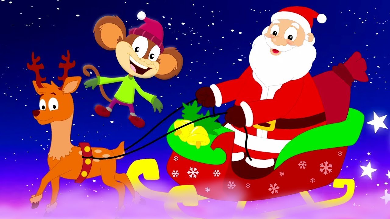 We Wish You A Merry Christmas | Monkey Rhymees | Cartoons Videos by ...