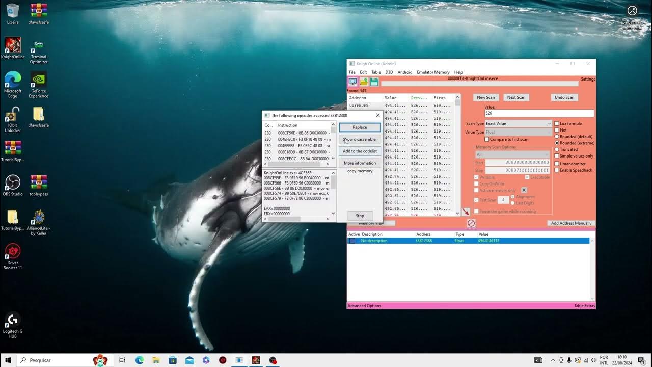 CHEAT ENGINE BYPASS XIGNCODE KNIGHT ONLINEMIR4NIGHT CROWS - YouTube