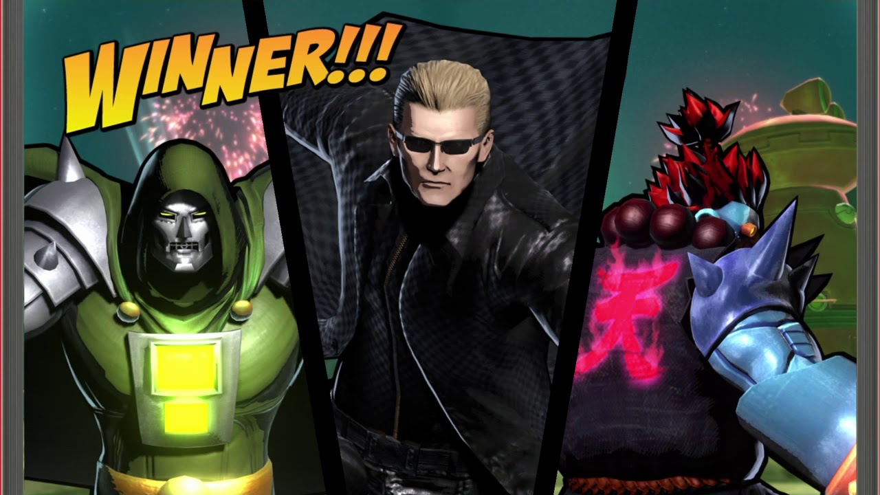 PROJECT* ULTIMATE MARVEL VS. CAPCOM 3 Dr. Doom/Wesker/Akuma Playthrough ...