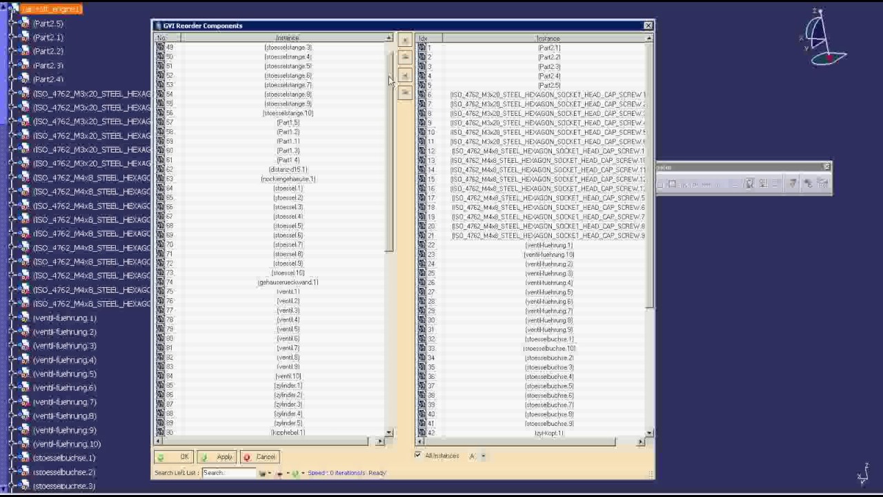 CATIA V5 Reorder Assembly Components - YouTube
