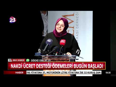 NAKDİ ÜCRET DESTEĞİ ÖDEMELERİ BUGÜN BAŞLADI