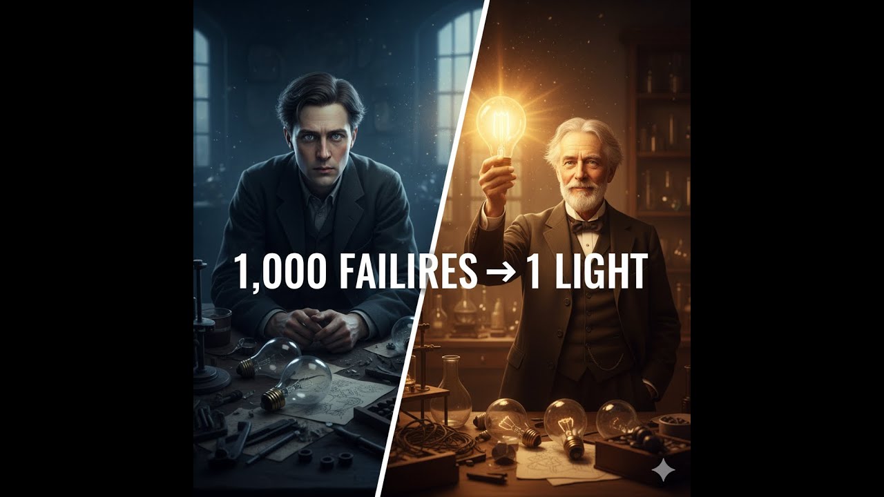 What Thomas Edison's 1,000 Failures Taught Me About Success - YouTube