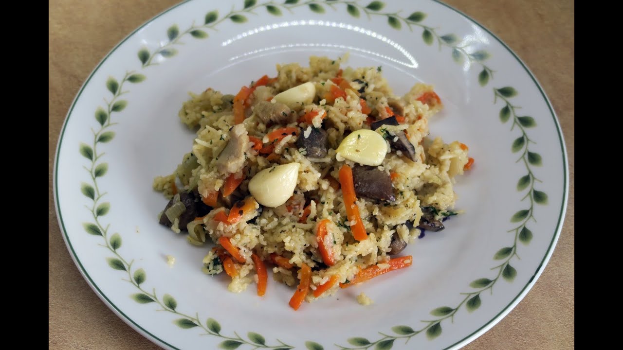 Nuostabus uzbekiškas plovas be mėsos - YouTube