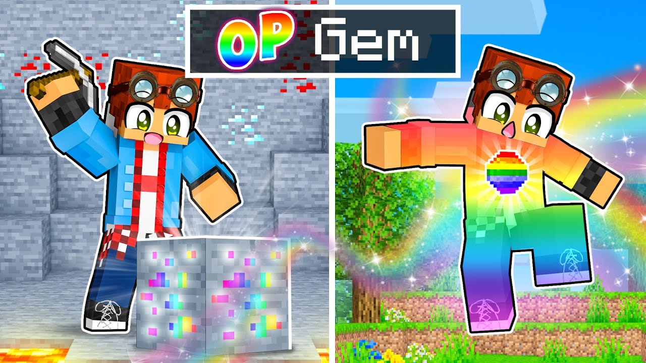 Using the OP Gem in Minecraft! - YouTube