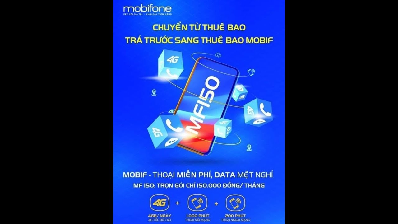 Gói cước MF150 trả sau của MobiFone - YouTube