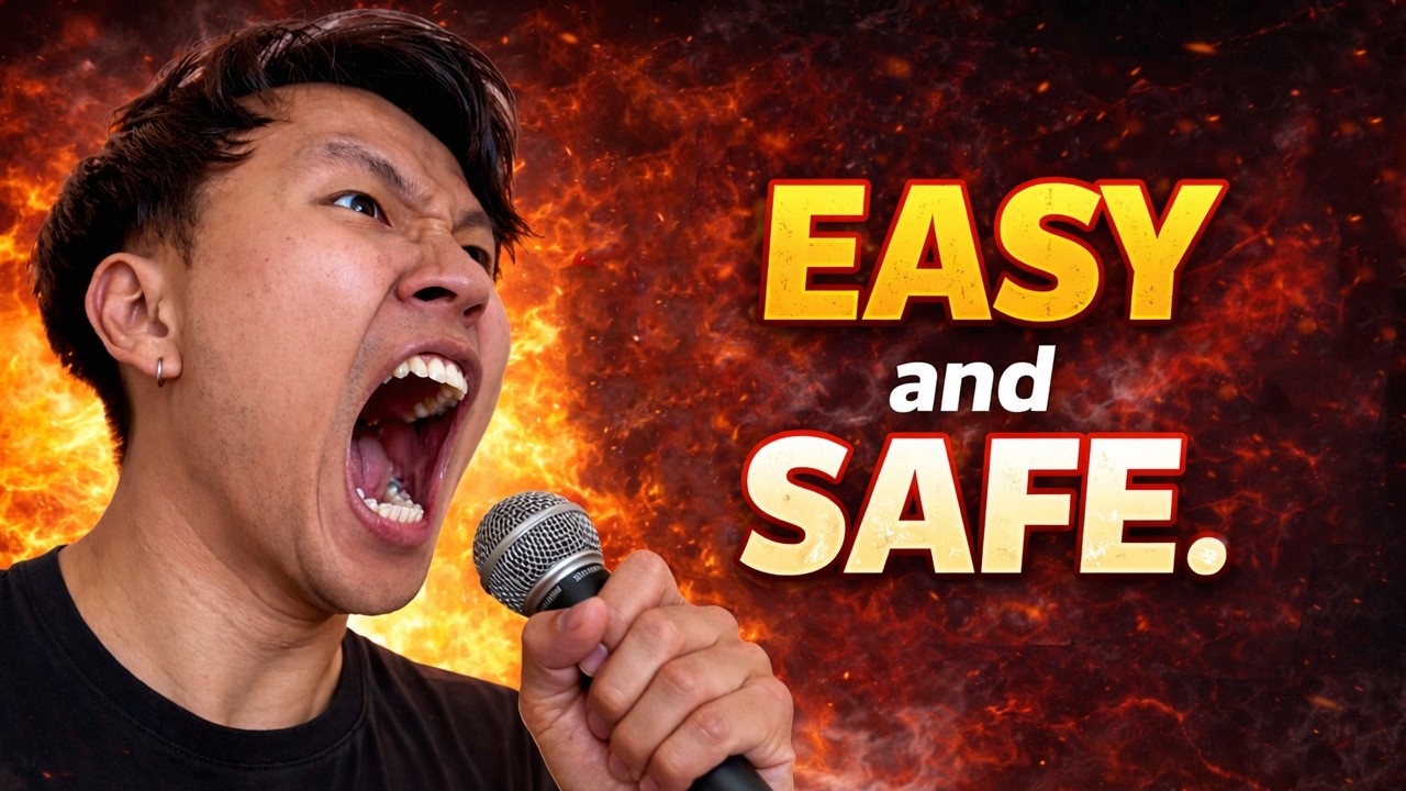 How to False Cord scream (in 3 easy steps) - YouTube
