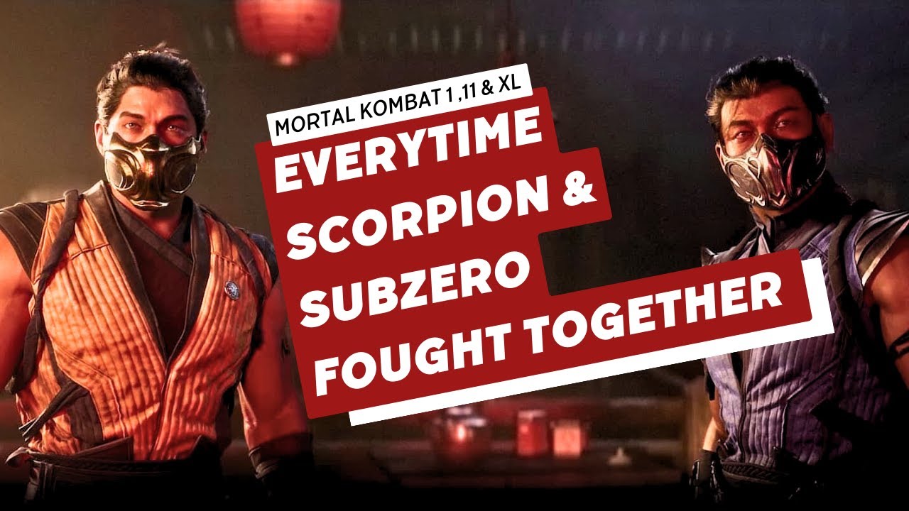 All Scorpion and SubZero Scenes | MK11 | - YouTube