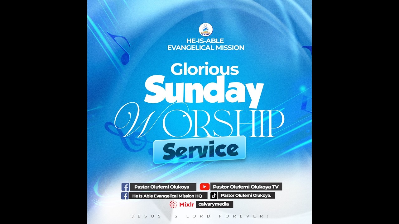 GLORIOUS SUNDAY WORSHIP SERVICE -006/2026 - YouTube