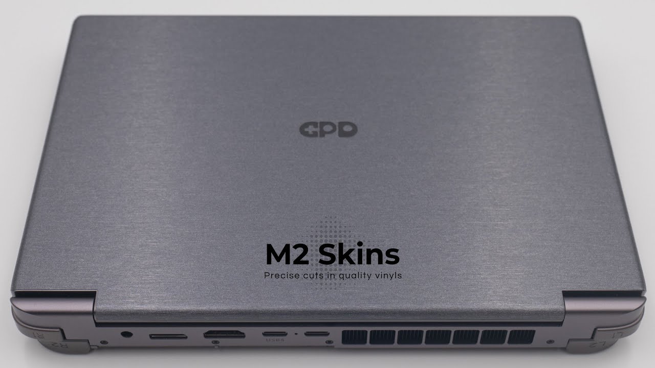 M2Skins GPD Win Max 2 (2023) Wrap Around / Top Lid Installation - YouTube