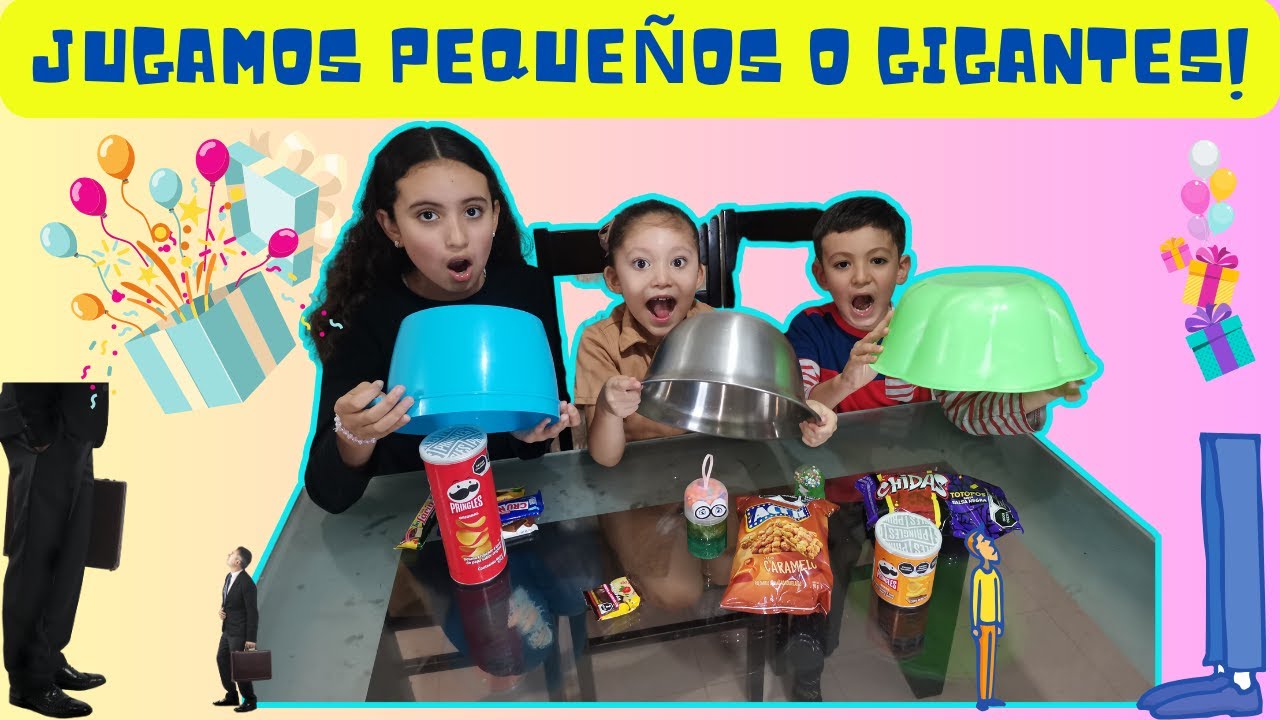 PEQUEÑOS O GIGANTES juega con nosotros | Losprimitos LeDaDa - YouTube