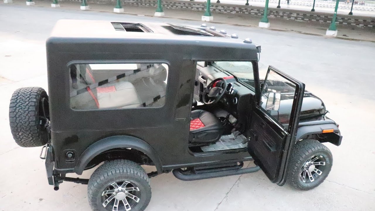 4x4 MM550 sunroof's and hardtop by Ankita Jeep's:-9966660373 - YouTube