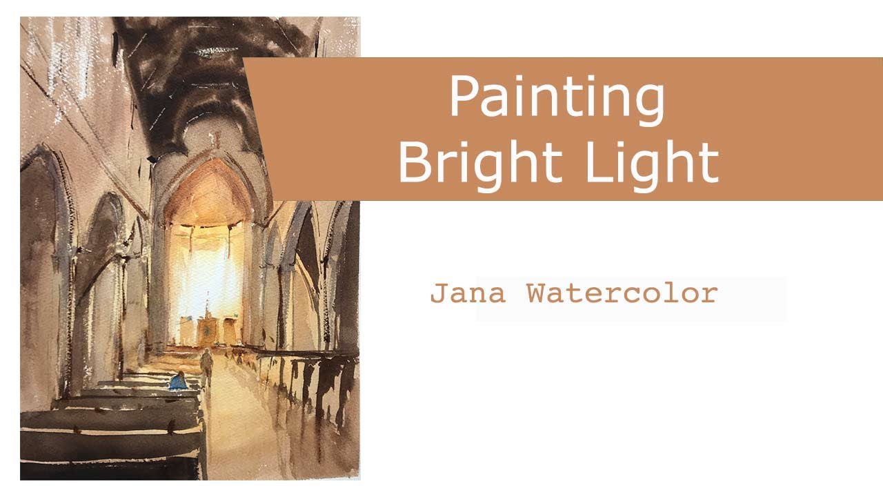 Painting Bright Light in Watercolor - YouTube