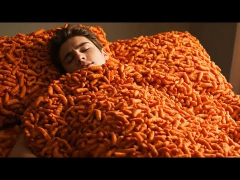 Beds from hot Cheetos ASMR relaxation video google veo3 ai - YouTube