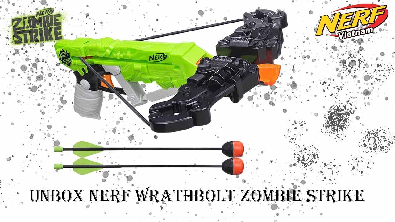 Unbox Nerf ZombieStrike WrathBolt: Mẫu cung đồ chơi nhỏ gọn - YouTube
