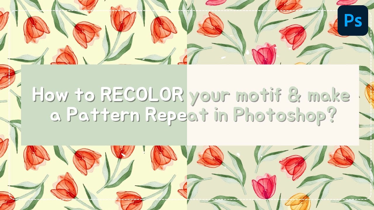 Series 3 - How to Recolor your motif & make a Pattern Repeat in ...