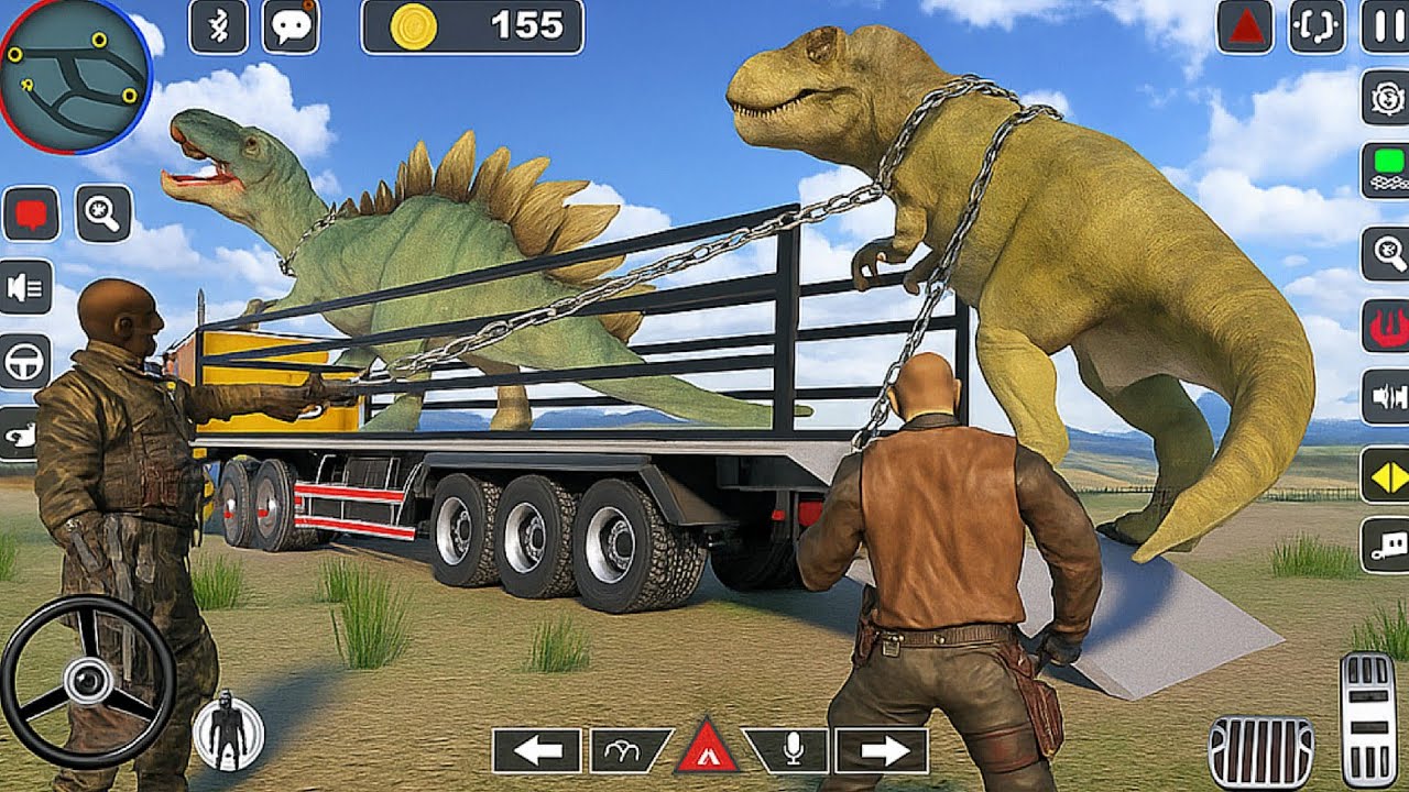 Rescue and Transport Wild Dinosaur Cargo Truck Driving Game 2025 ...