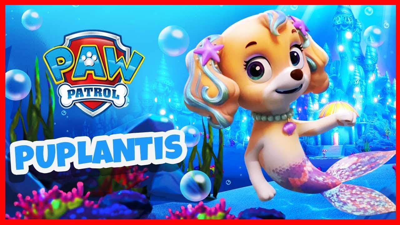 Paw Patrol Rescue World ⭐⭐welcome To Puplantis Meet Coral The Merpup