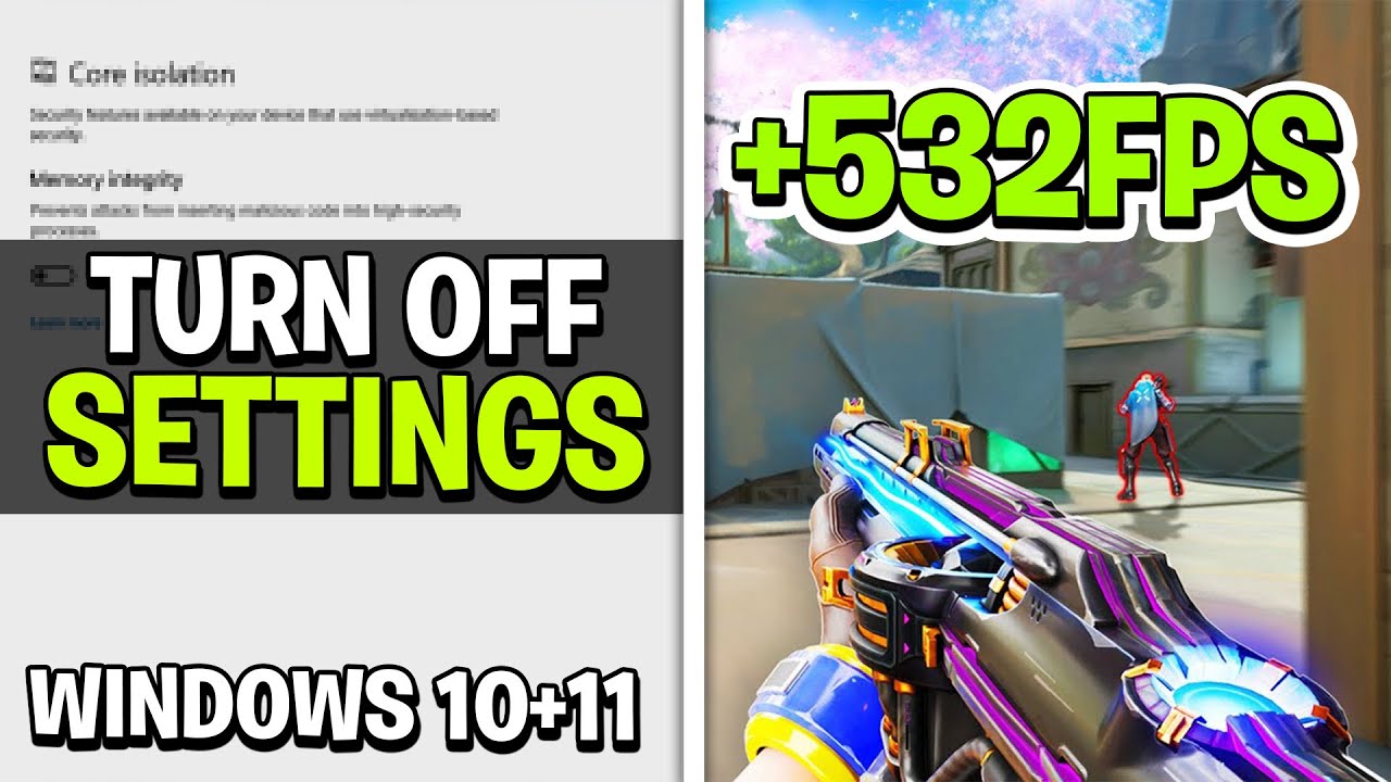 🔧TURN OFF THESE SETTINGS FOR MORE GAMING PERFORMANCE! 🔥 (FPS BOOST & FIX LAG) ️ - YouTube