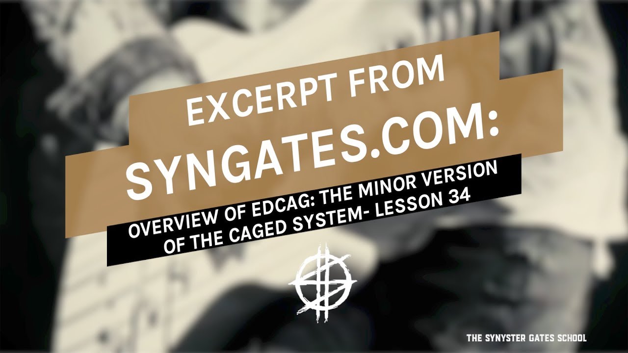 Overview of EDCAG the Minor Version of the CAGED System - Lesson 34 ...